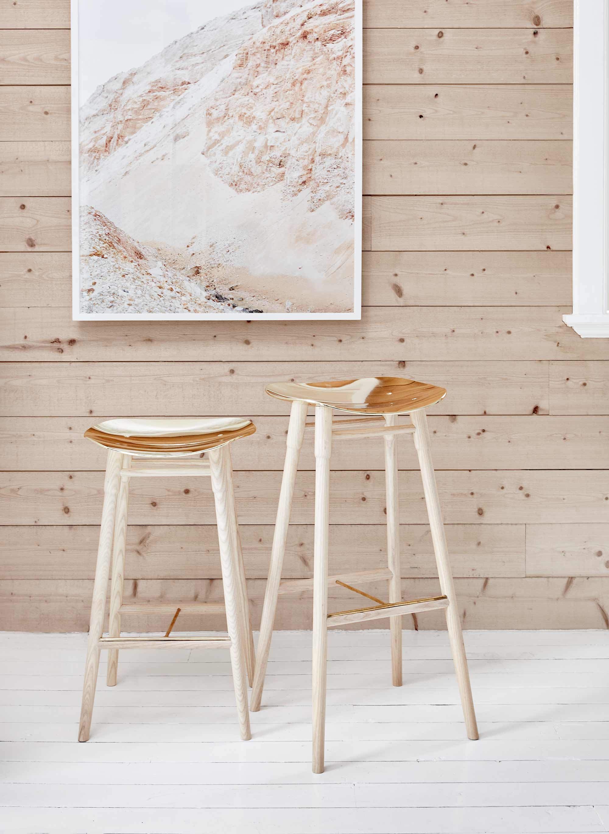 Dowel stool - Ash – Artifex Interiors Pty Ltd